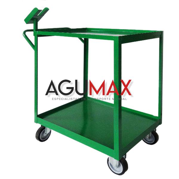 Carro para Picking dos Bandejas Con Porta Pistola - AGUMAX